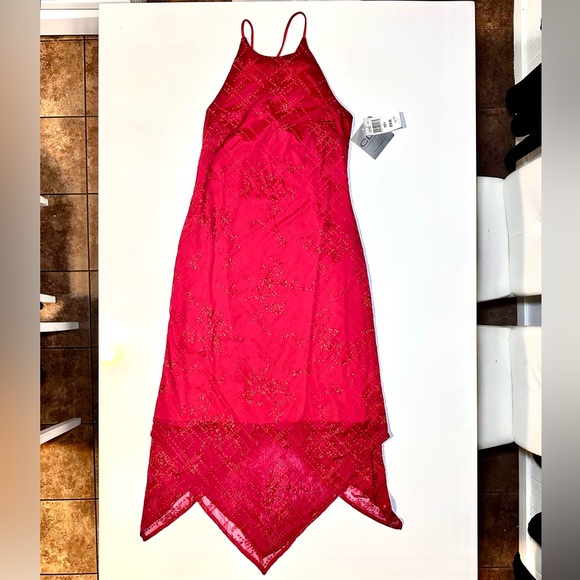CDC | Dresses | Y2k Rampage Clothing Co Slip On Sparkly Shimmery ...